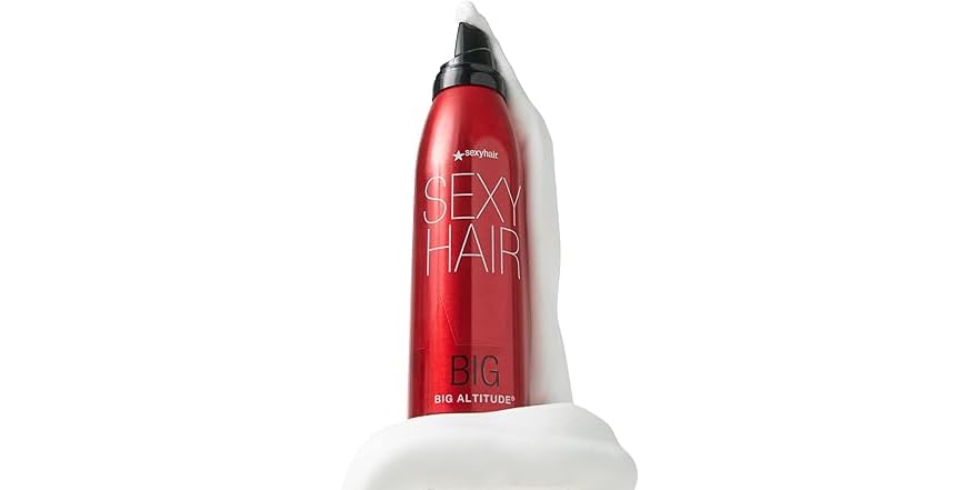 (2 Pack) SexyHair Big Attitude Bodifying Blow Dry Mousse, 6.8 oz