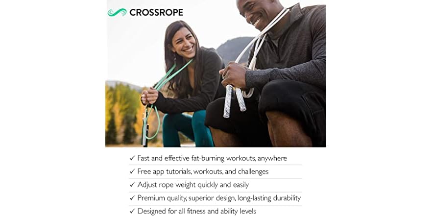 Crossrope Get Lean Weighted Jump Rope