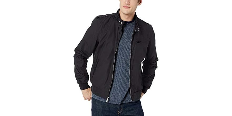 Members Only Mens Original Iconic Racer Jacket