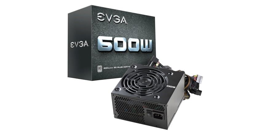 EVGA 600 Watt 80Plus Power Supply