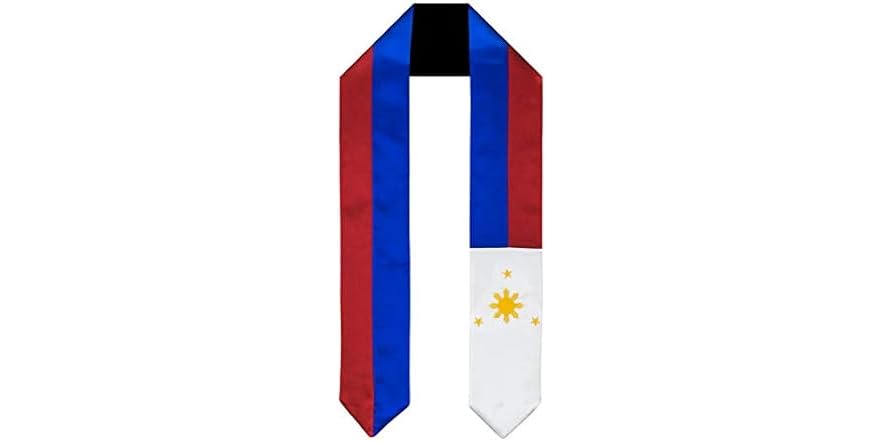 Philippines Flag Graduation Sash