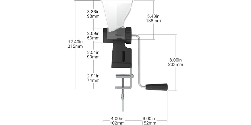 Hand Crank Grain Mill Wheat Flour Grinde
