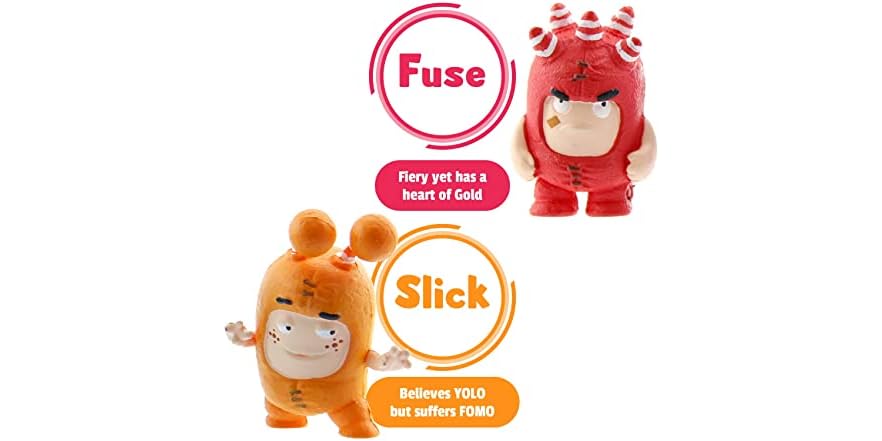 ODDBODS Toy Set Mini Figurines Kids