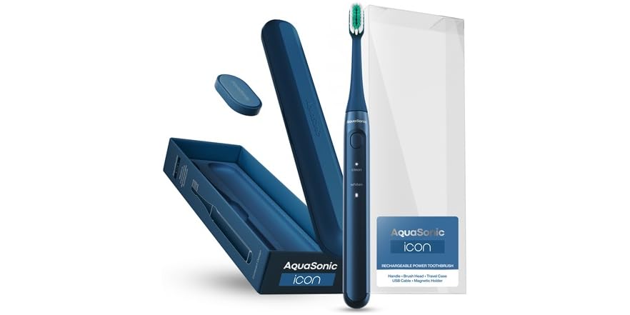 Aquasonic Icon Rechargeable Toothbrush