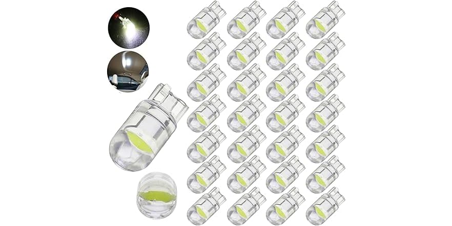 TORYOR 194 LED Light Bulb White 6000K 30PK