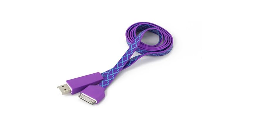 40" 30-pin to USB Flat Charger Cable