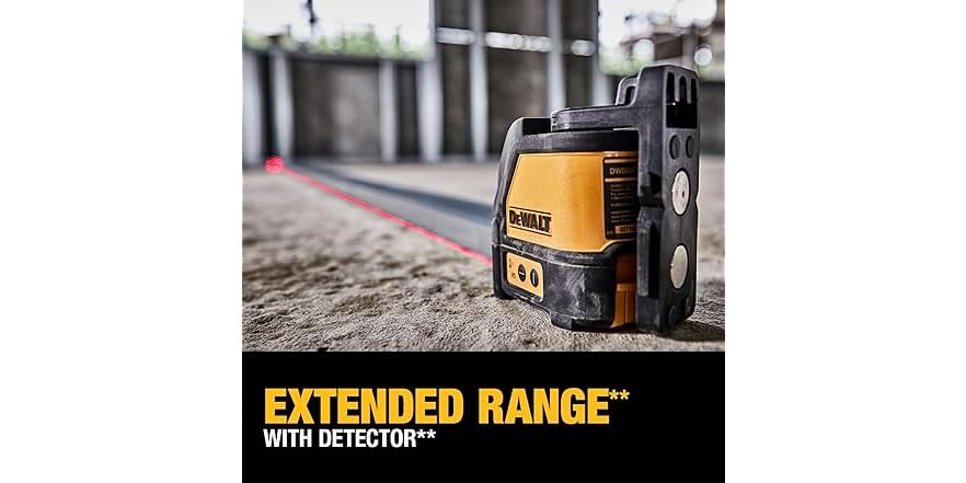 Dewalt DW088K Cross Line, Red Beam (Open Box)