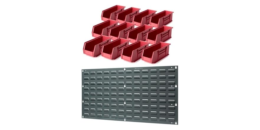 Storage Bin + Louvered Panel - Choose Your Size
