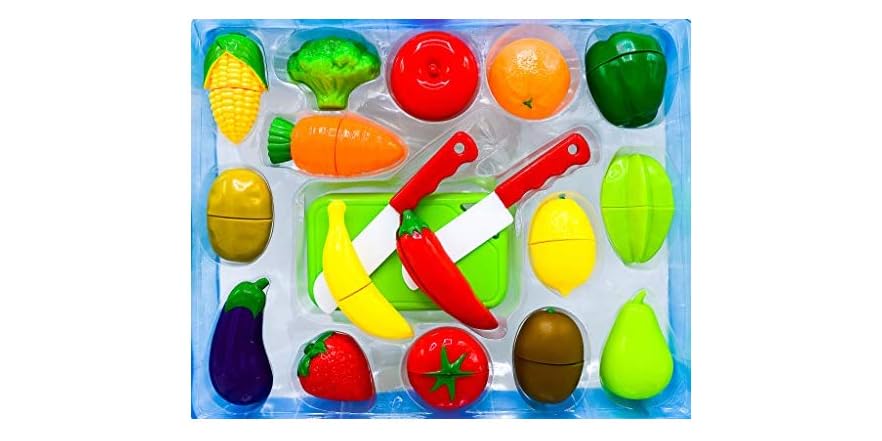 Fruit and Vegetables Play Kitchen Food