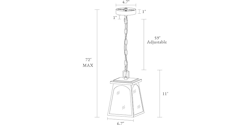 Classy Leaves Farmhouse Outdoor Pendant Light