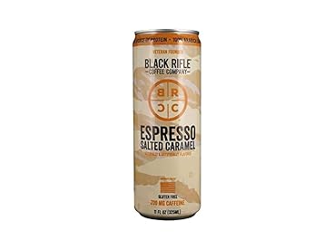 (12 Pack) Black Rifle Coffee RTD Salted Caramel Espresso, 11 Fl Oz