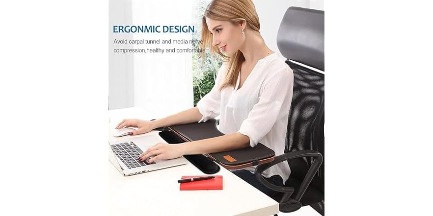 Memory Foam Keyboard and Mouse Rest Set
