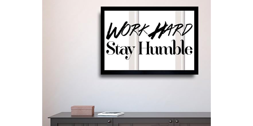 Work Hard Mirror Art (2 Sizes)