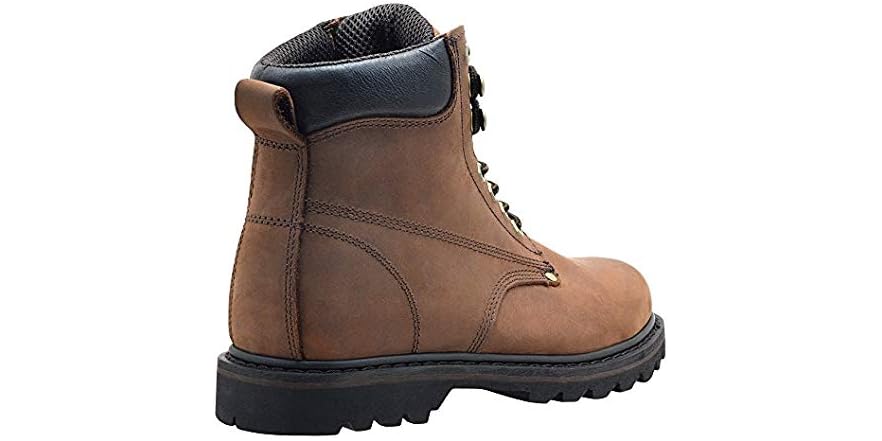 EVER BOOTS"Tank" Men's Soft Toe Oil Full Grain Leather Work Boots ...