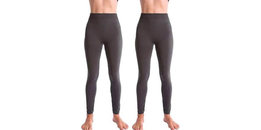 2-Pack Mossimo Fleece Lined Leggings