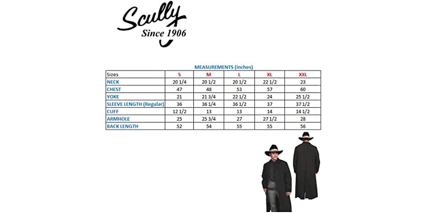 Scully Rangewear Men's Duster
