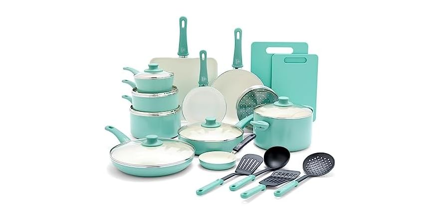 GreenLife Ceramic Nonstick 23 Piece Set