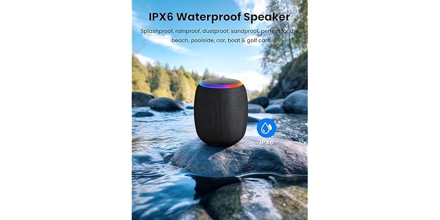 ZICOROOP 15W IPX6 Bluetooth Speaker