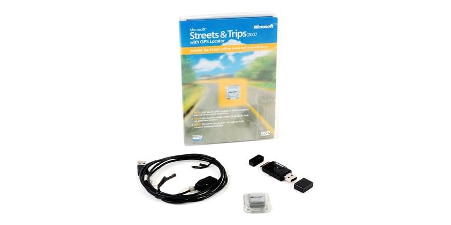 Microsoft Streets and Trips 2007 with GPS Locator