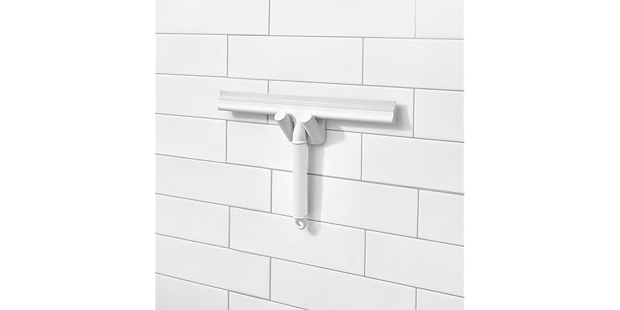 iDesign Shower Squeegee with Adhesive Hook
