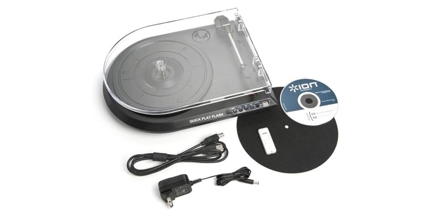 ION Turntable with USB Flash Drive