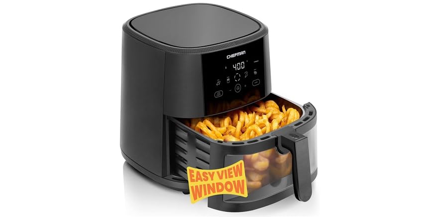 Chefman TurboTouch Easy View Air Fryer (Open Box)