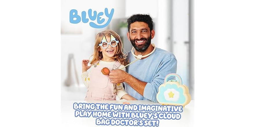 Bluey Cloud Bag Doctor Playset, Play Doctor