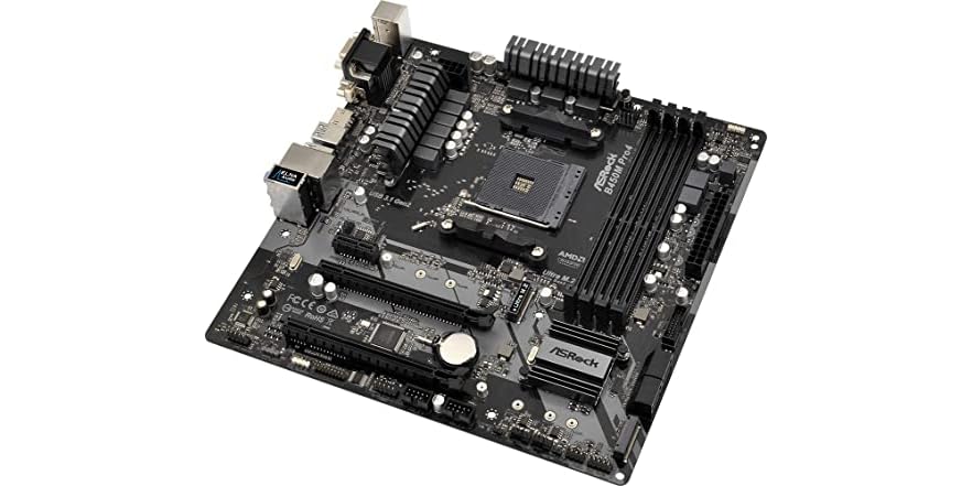 ASROCK ASROCK B450M PRO4 ASRock B450M PRO4 AM4 AMD Prom (Open Box)