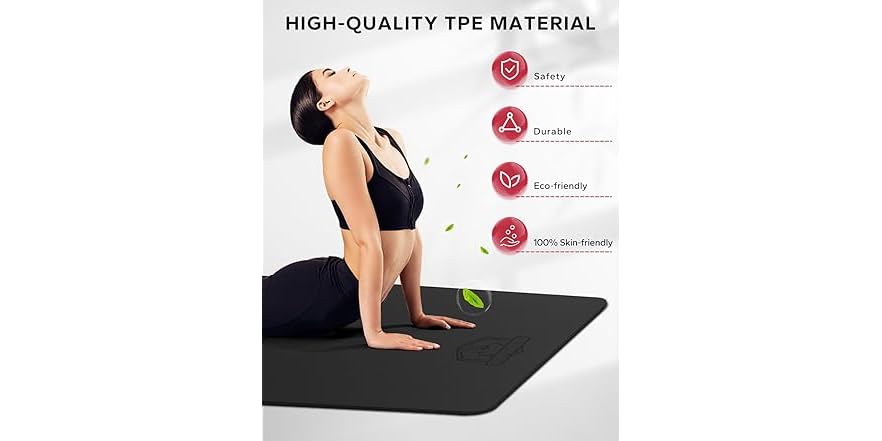 72"x48" Extra large yoga mat