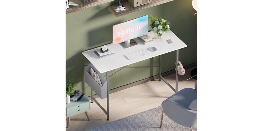 Pamray Computer Desk for Small Spaces