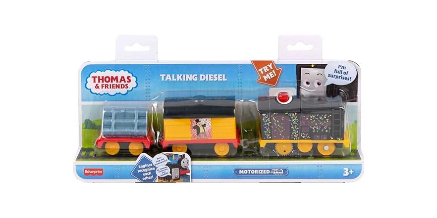 Motorized Toy Train Talking Diesel Engine