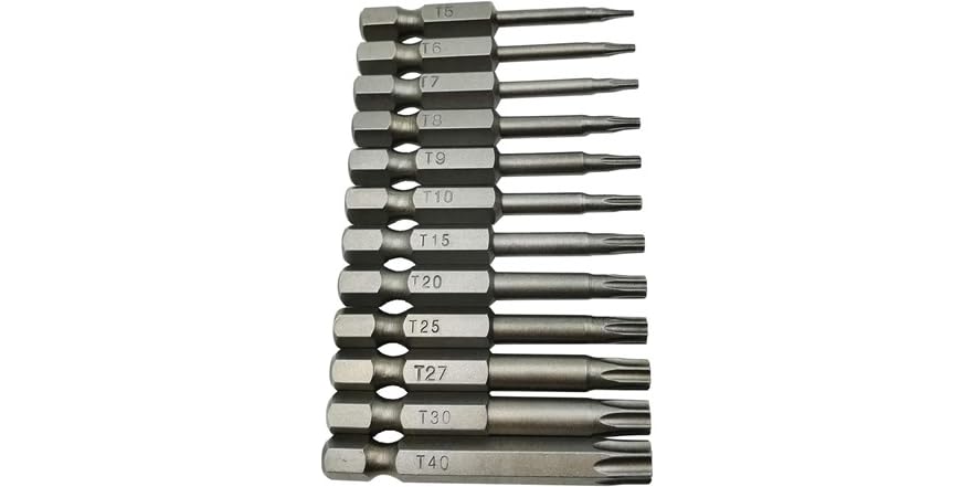 Torx Head Screw Driver Bit 24 Piece