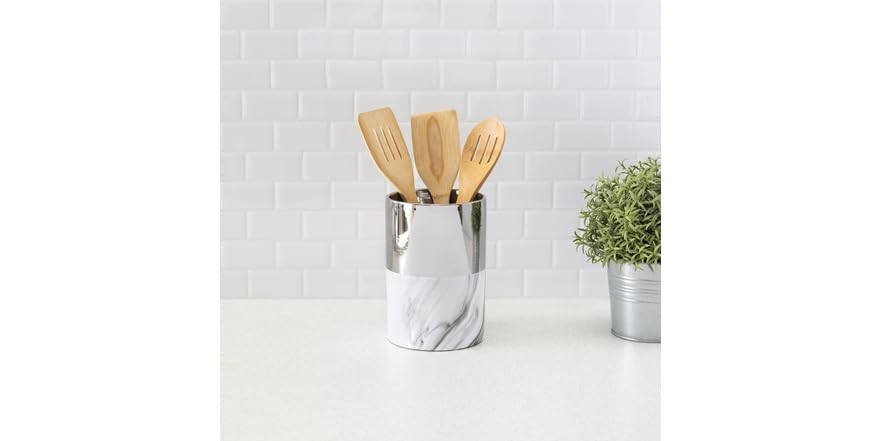 Utensil Crock Athena, Marble