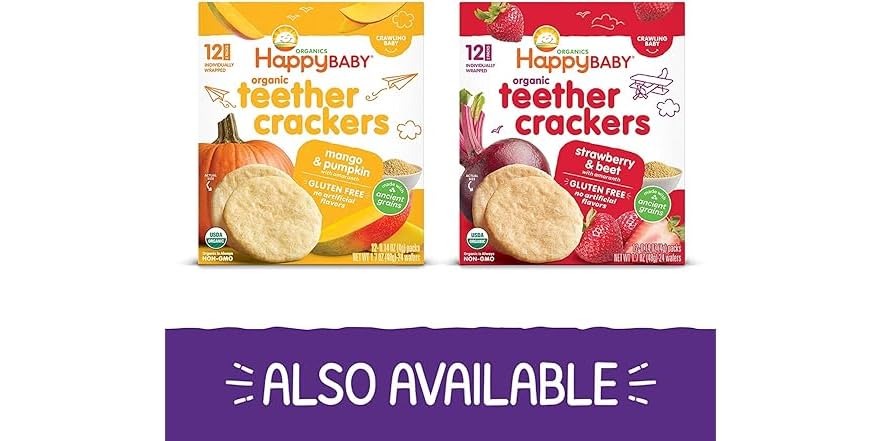 Happy Family Baby Gentle Teethers 12ct