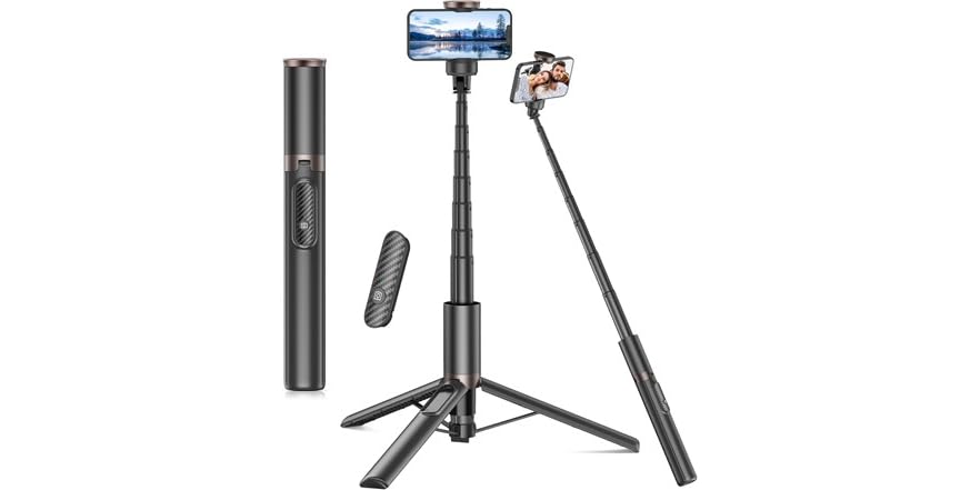 TONEOF Cell Phone Selfie Stick Tripod
