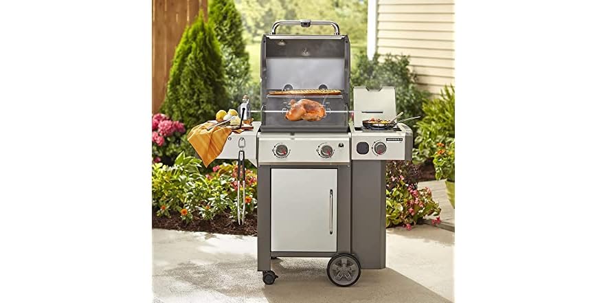Grill Rotisserie Kit for Weber Genesis