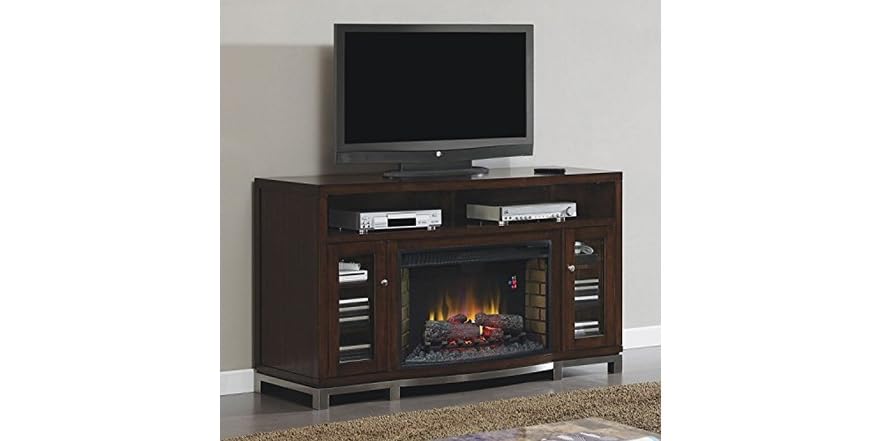 Media Mantel w/Electric Fireplace Insert