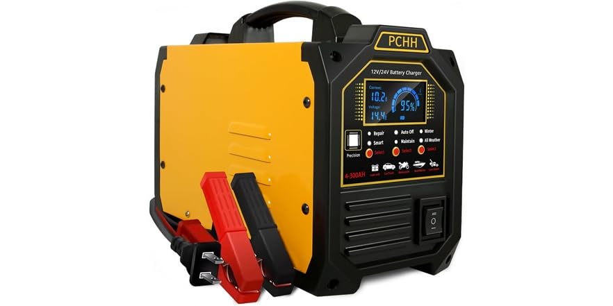12V 24V Heavy Duty Car Battery Charger