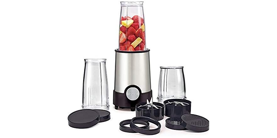 BELLA Personal Size Rocket Blender, 12pc