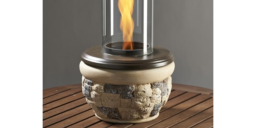 Gel Fueled Spinning Fire Table Top