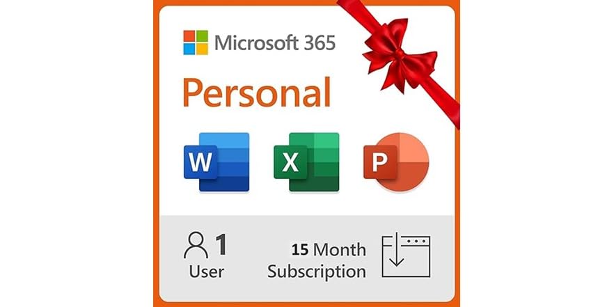 Microsoft 365 Personal 15-Month Subscription