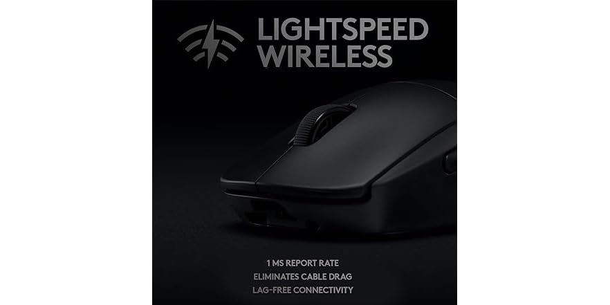 Logitech G PRO Wireless Gaming Mouse, Hero 25K Sensor