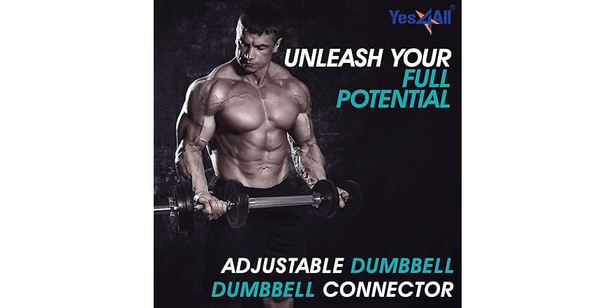 Yes4All Adjustable Dumbbells 60lb Set