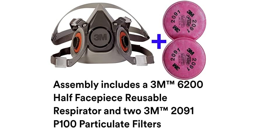 3M Half Facepiece Respirator Assembly