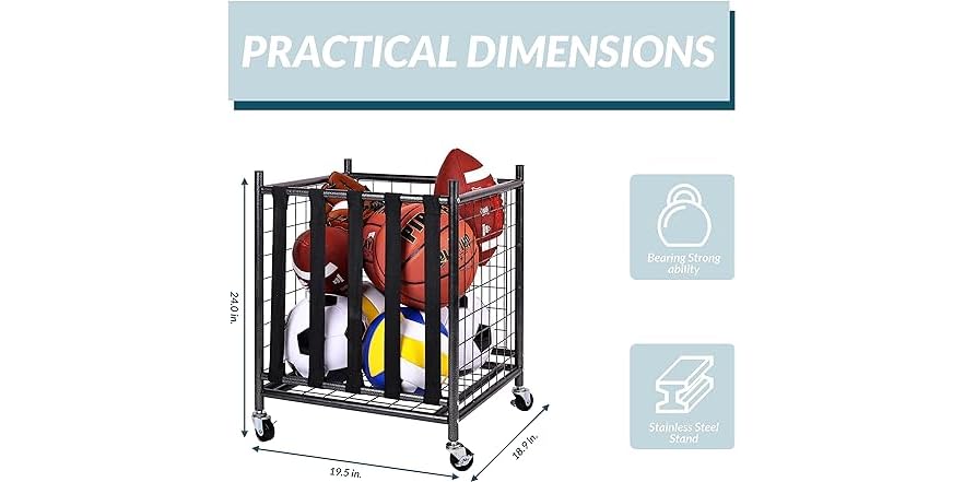 Signature Fitness Equipment Organizer