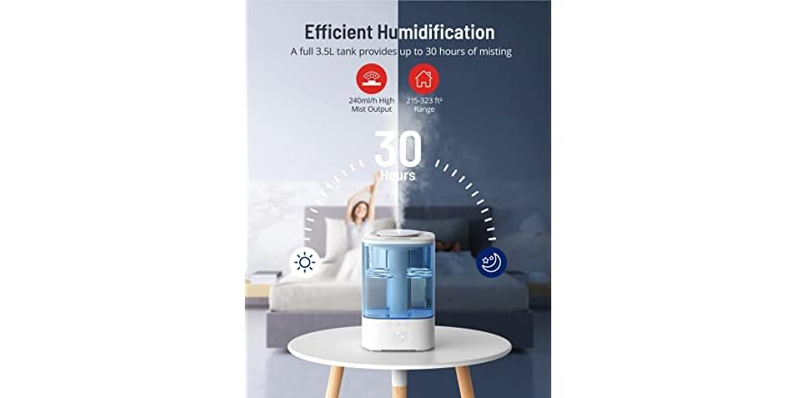 Paris Rhone Humidifiers for Bedroom