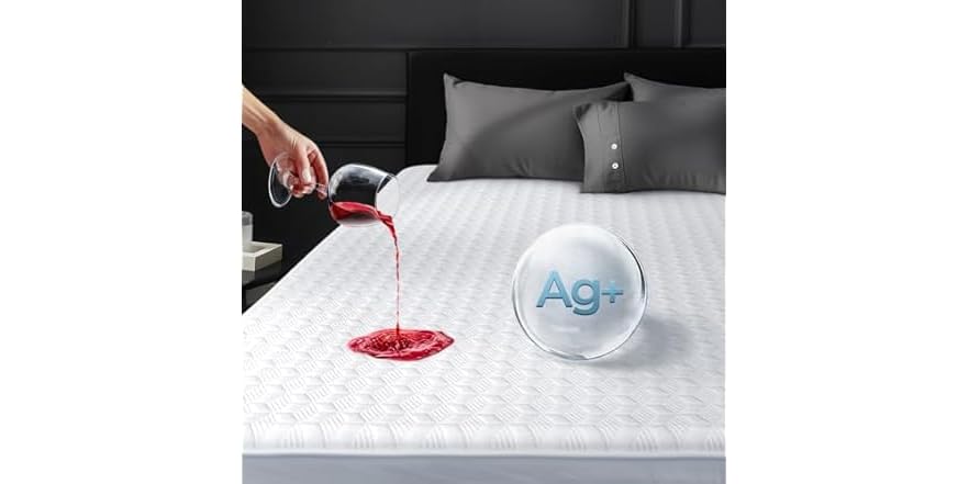 Novted Silver Ion Mattress Protector