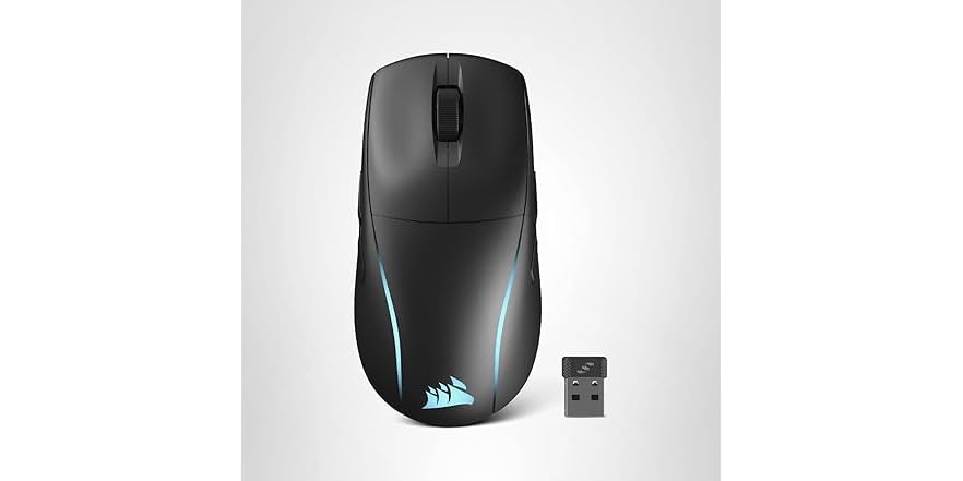 Corsair M75 Wireless RGB Gaming Mouse, Black