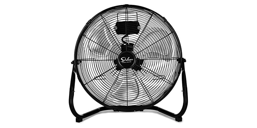 Simple Deluxe 20" 3-Speed High Velocity Floor Fan