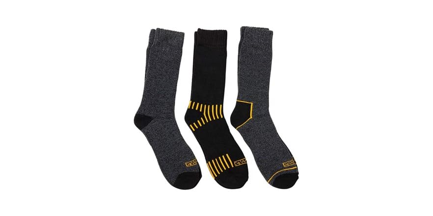 DeWalt 6-Pairs Cotton Blend Work Socks